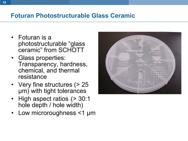 SCHOTT Glass Substrates for Microfluidic Applications | PPT | Chemistry ...