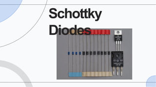 Presentation on schottky diode .B.tech2nd year | PPTX