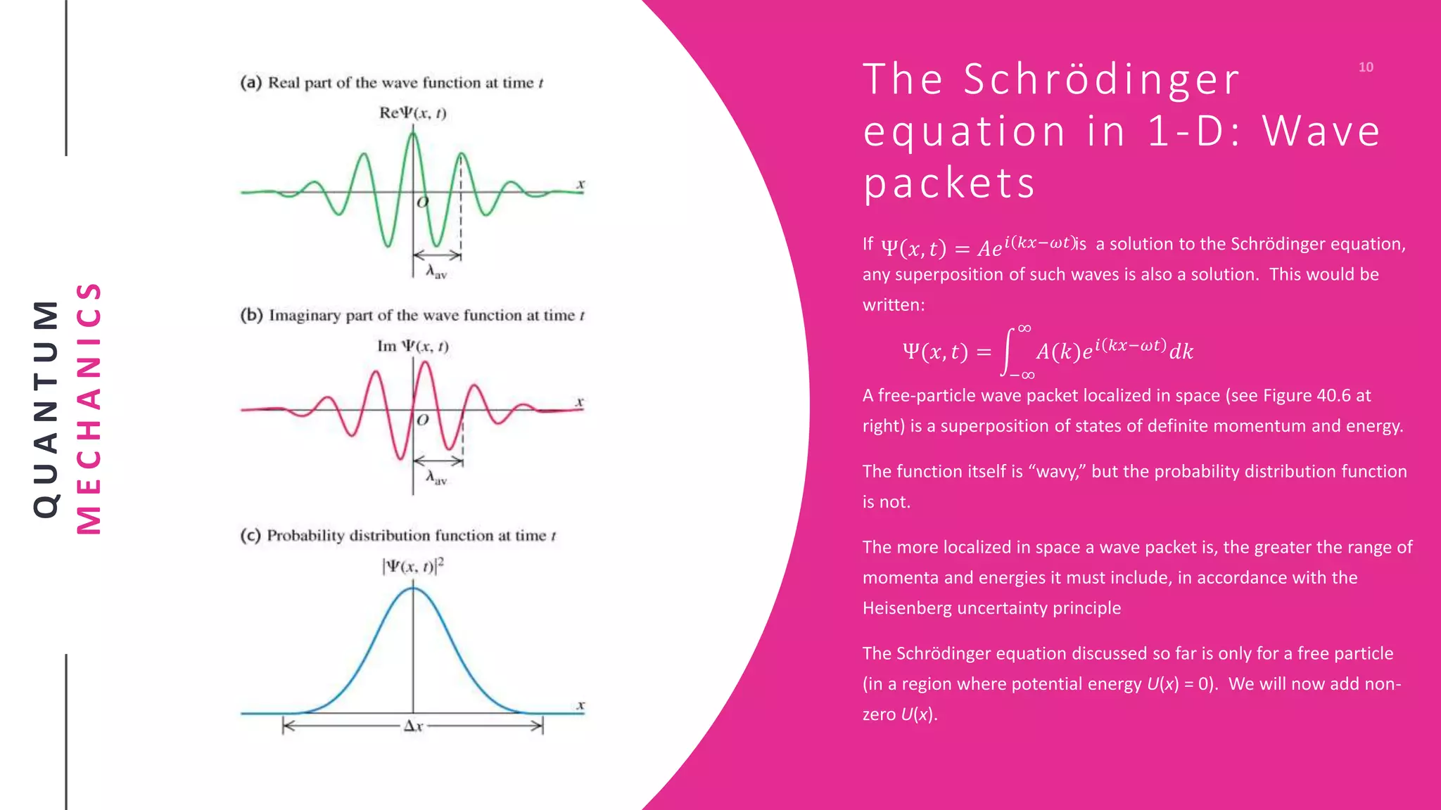 Schrödinger wave equation | PPTX