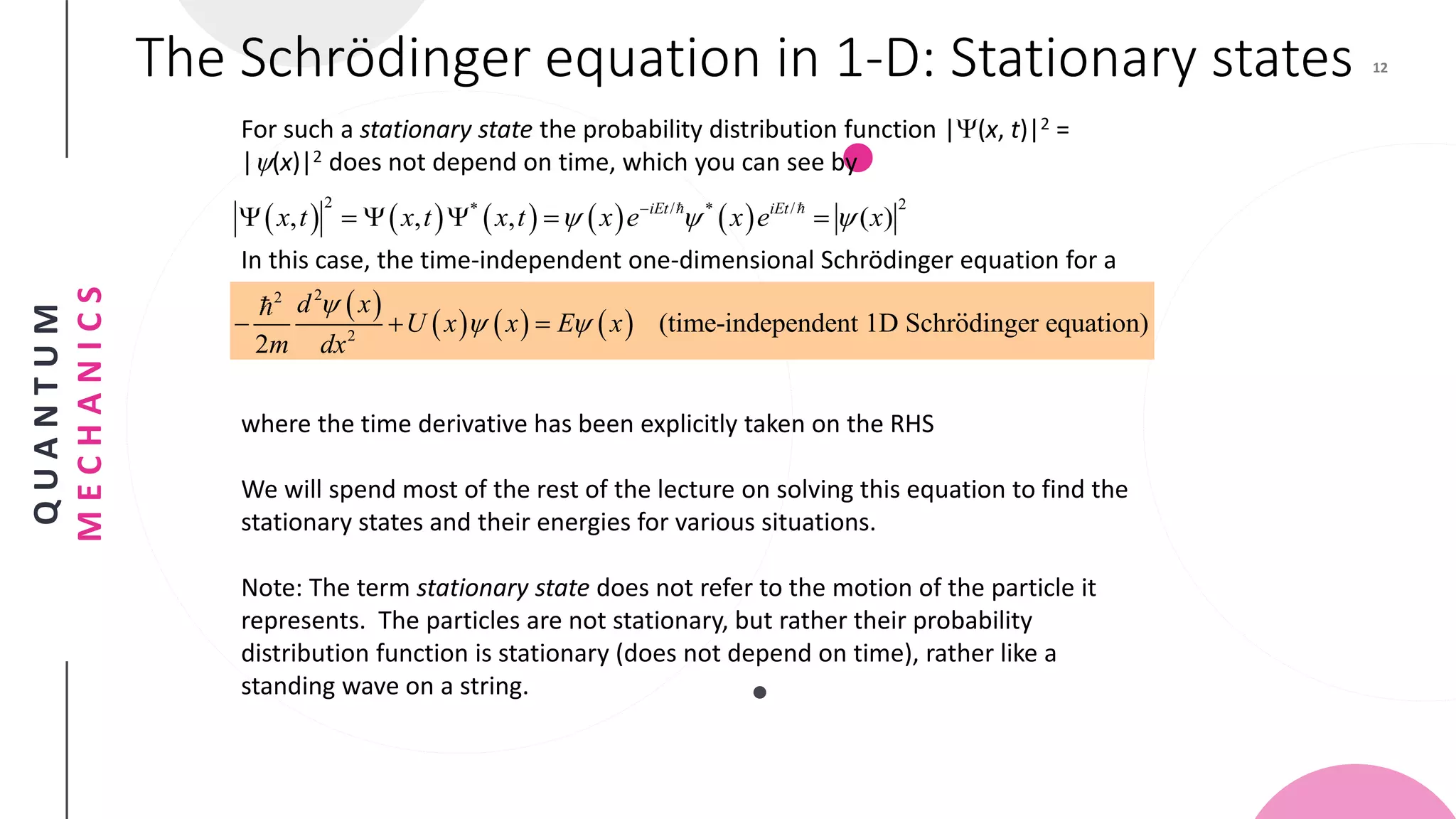 Schrödinger wave equation | PPT