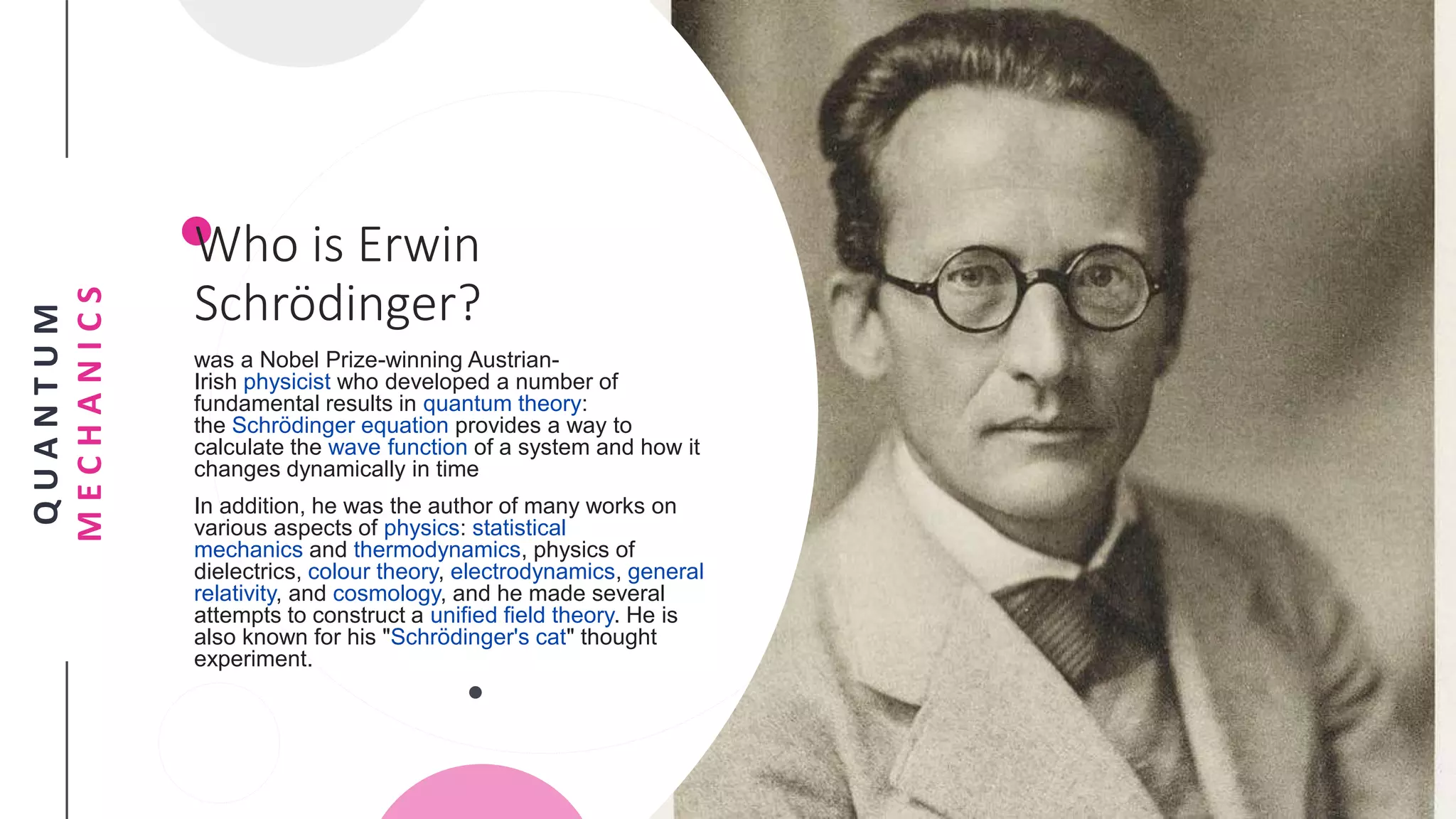 Schrödinger wave equation | PPTX