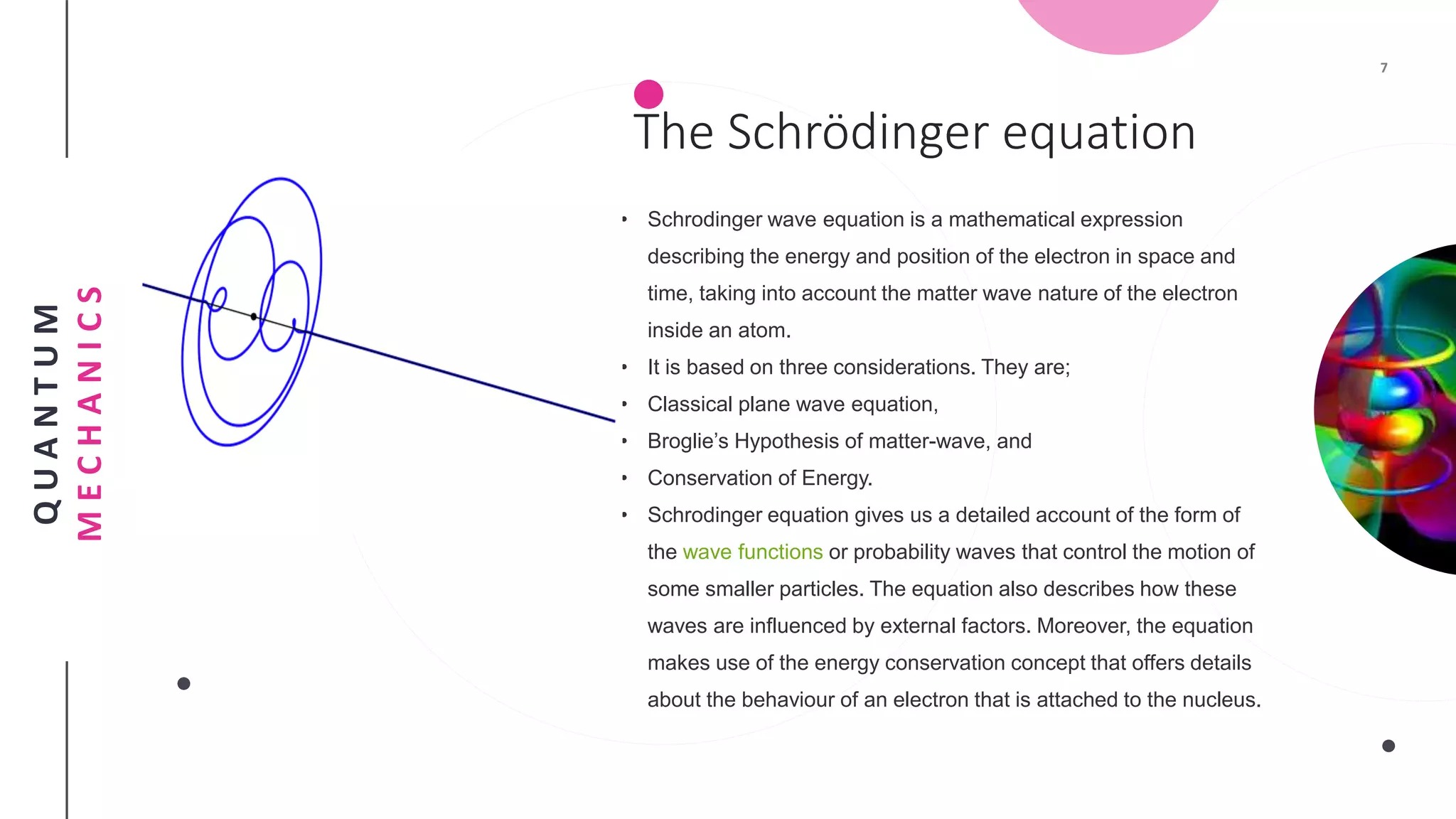 Schrödinger wave equation | PPTX