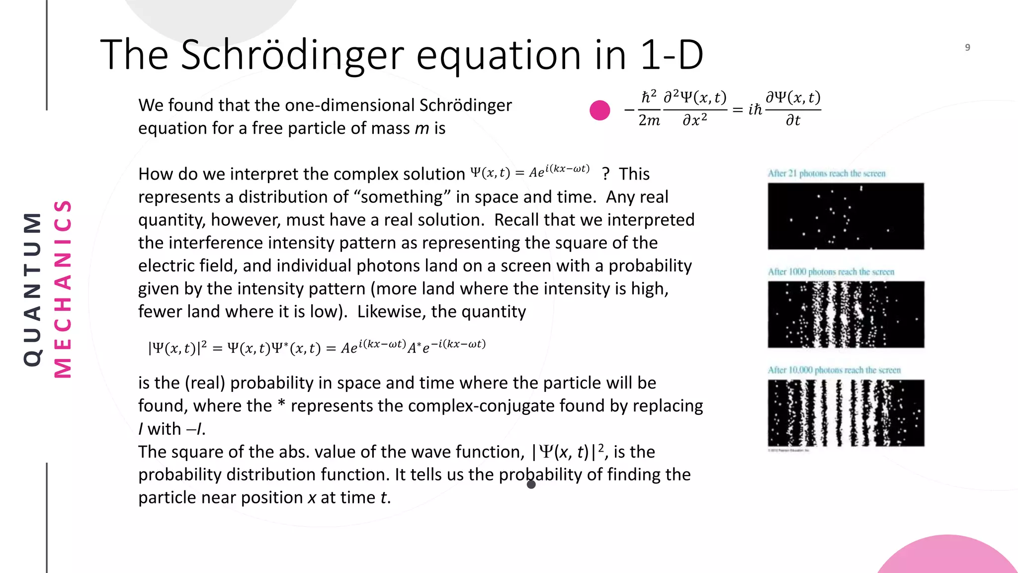 Schrödinger wave equation | PPTX