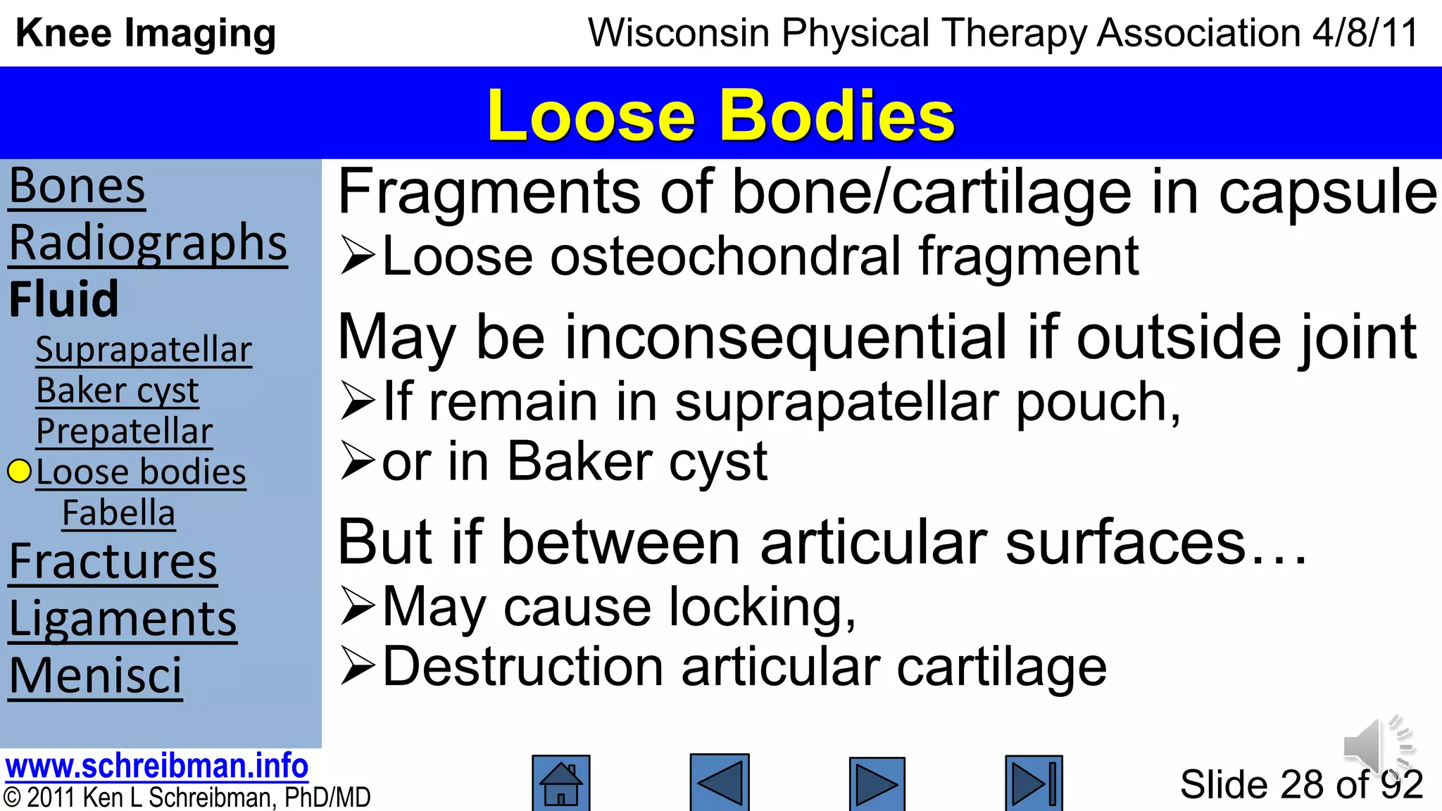 Knee Imaging narrated MSK Radiology Lecture | PPT