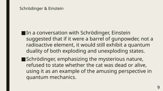 Schrodinger's Cat Paradox quantum mechanics.pptx