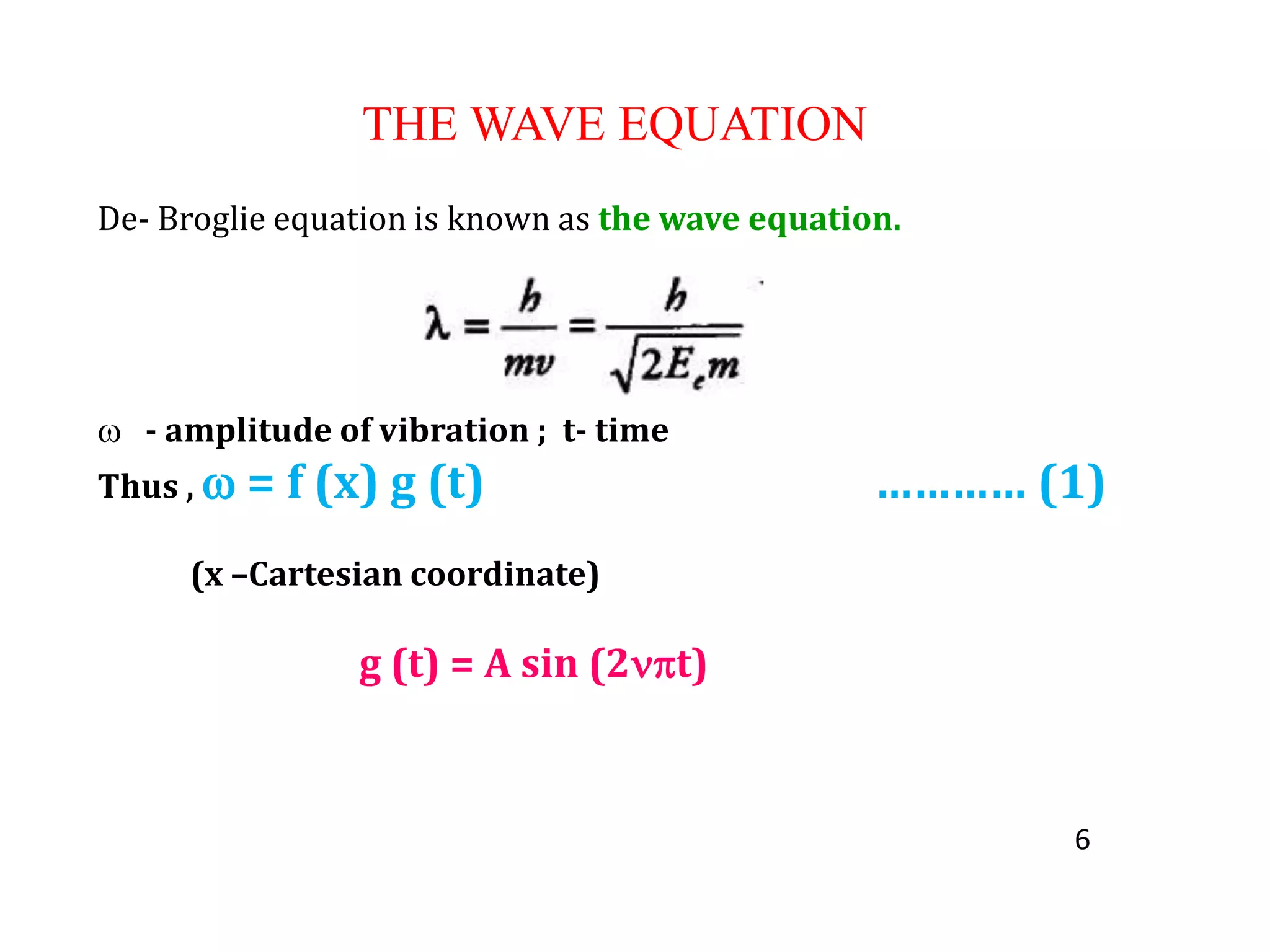 Schrodinger wave equation 3 D box | PPTX