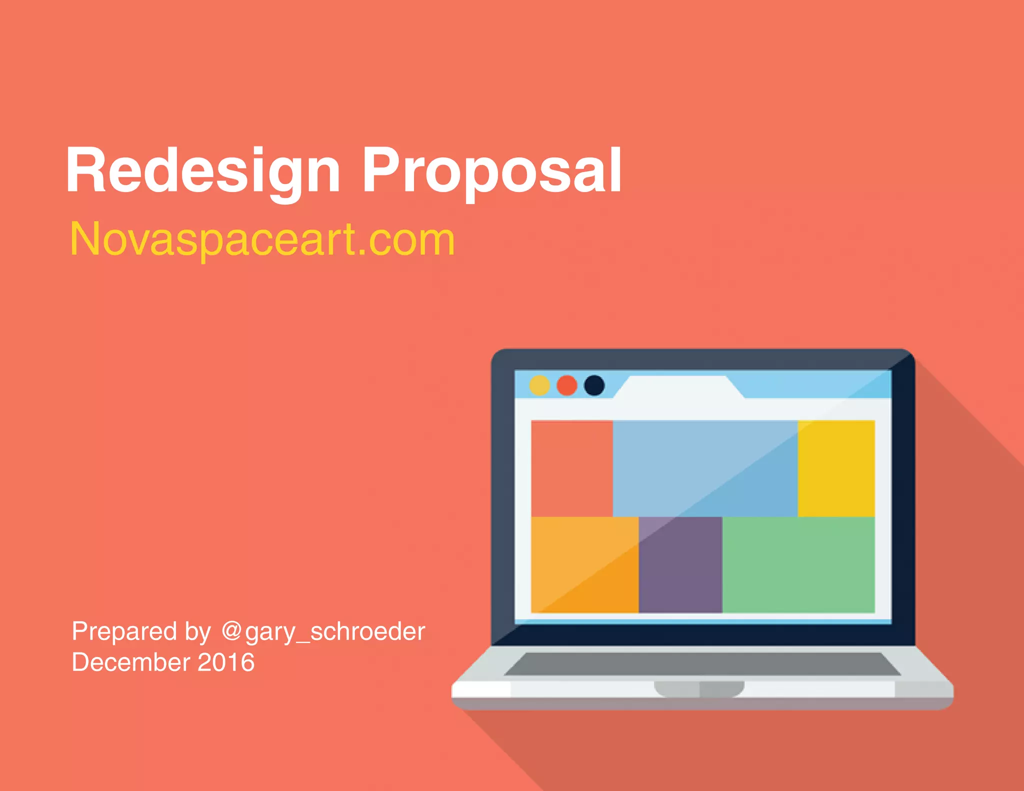 Redesign Proposal: Novaspaceart.com