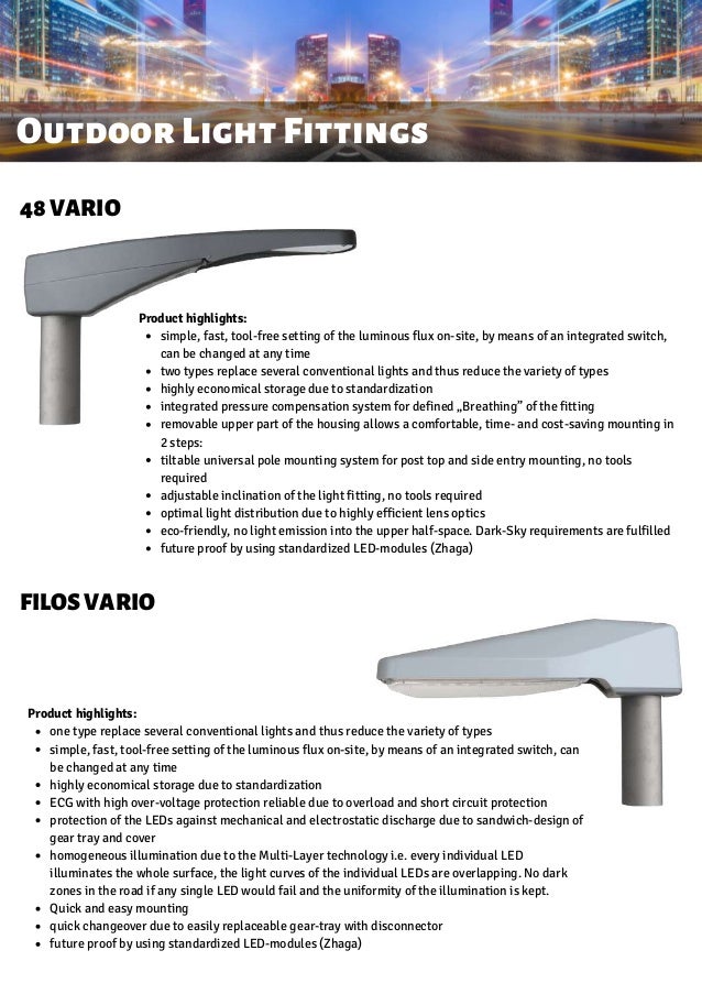 SCHUCH - Lighting Products from Germany available in Dubai UAE | PDF