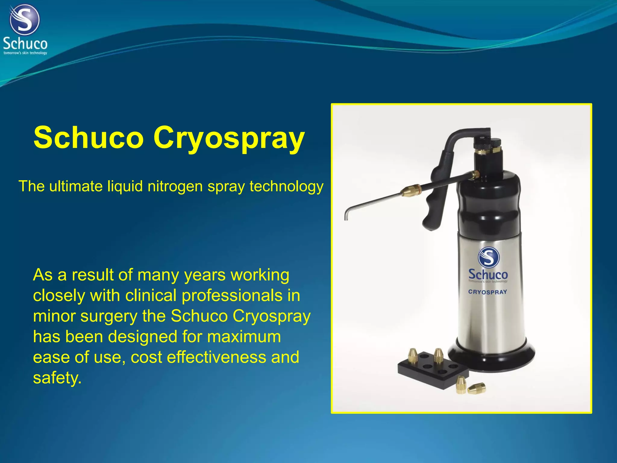 Schuco cryospray | PPT