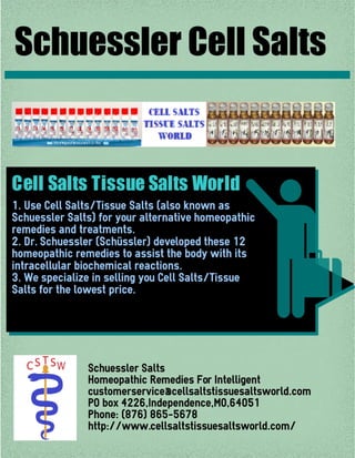 Schuessler salts | PDF