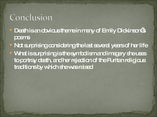 Death in Emily Dickinson's Poetry | PPT