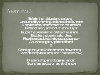 Death in Emily Dickinson's Poetry | PPT