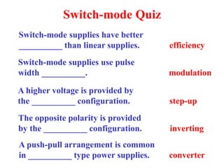 Schuler Electronics Instructor CH15 regulated power supplies.ppt