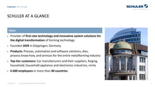Schuler Group Company Presentation | PDF