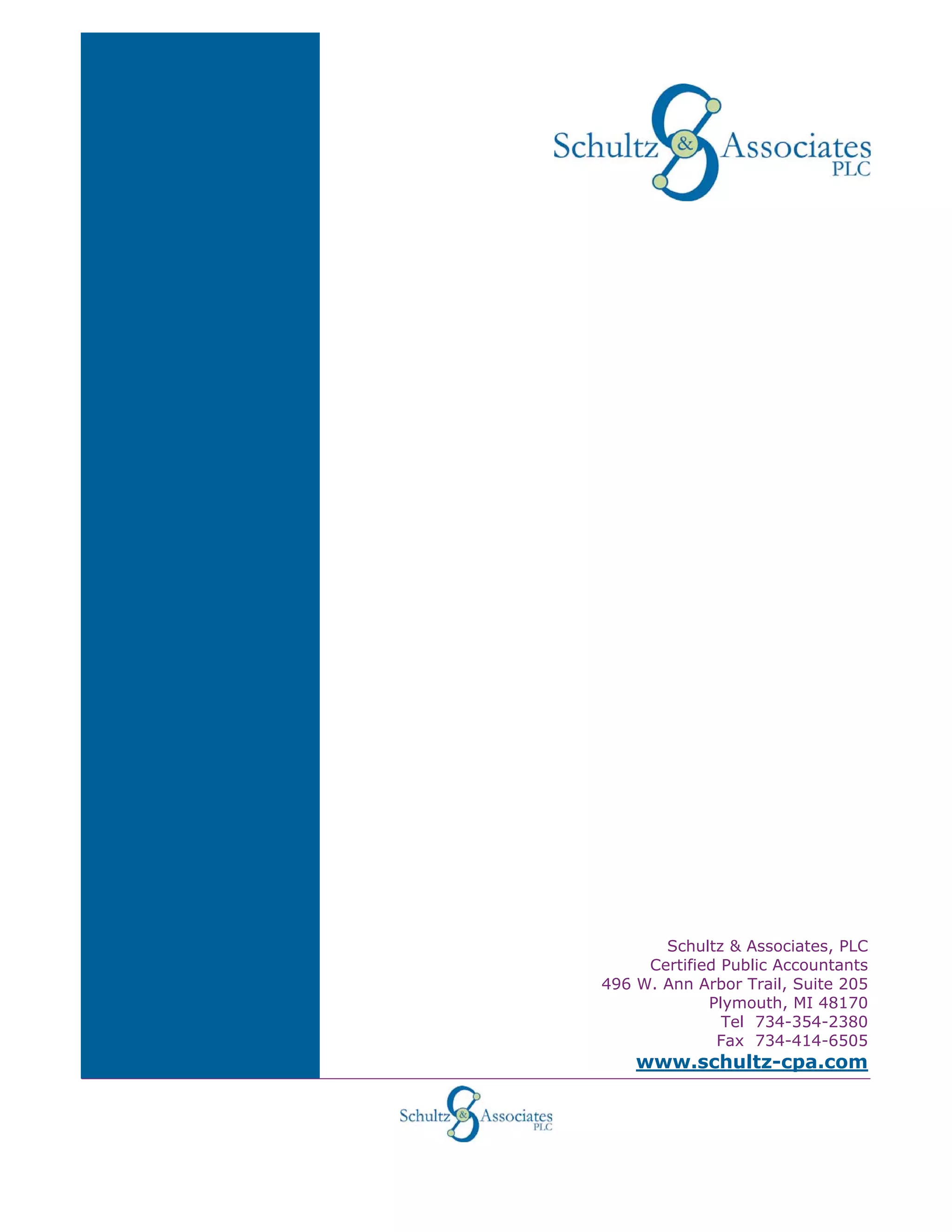 Schultz, cpa firm profile | PDF