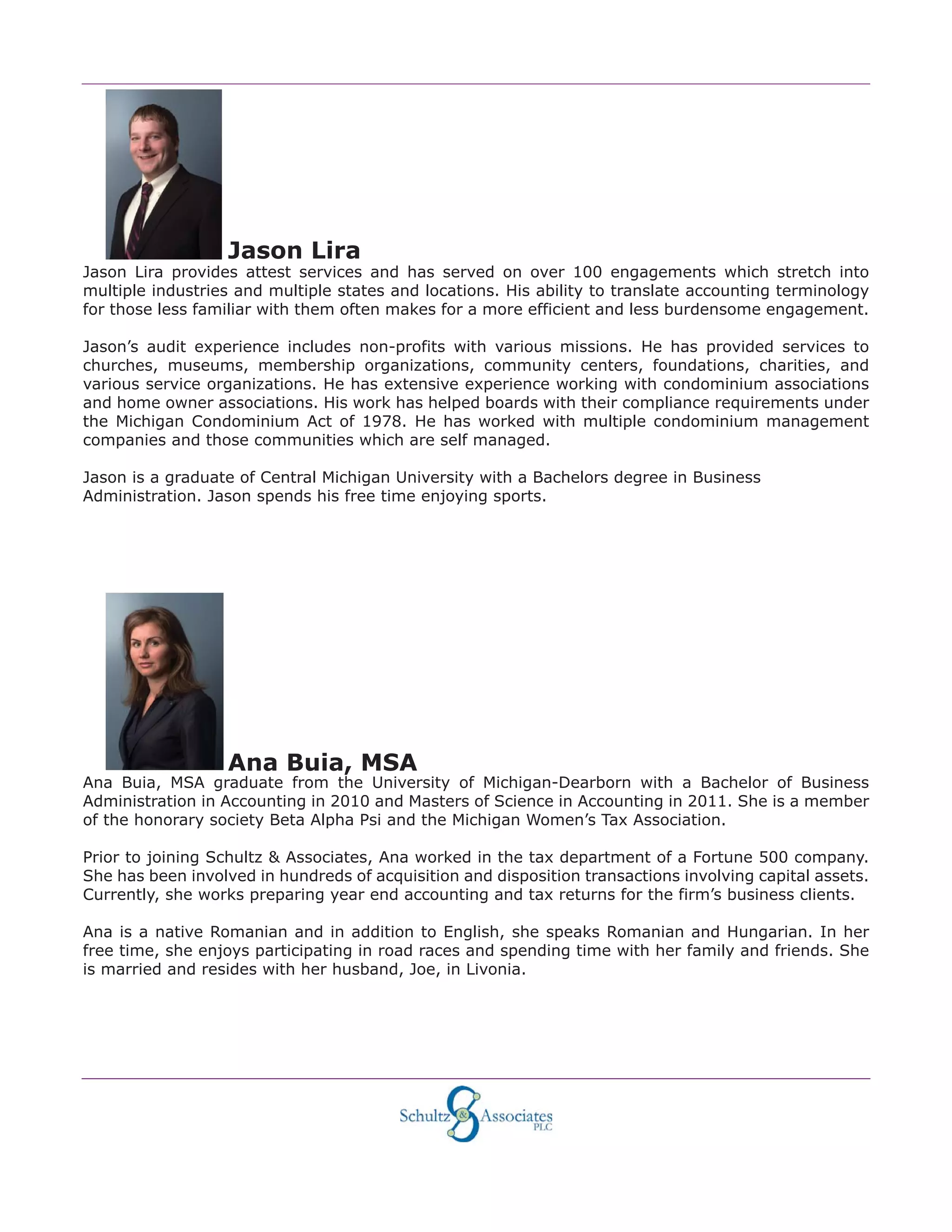 Schultz, cpa firm profile | PDF