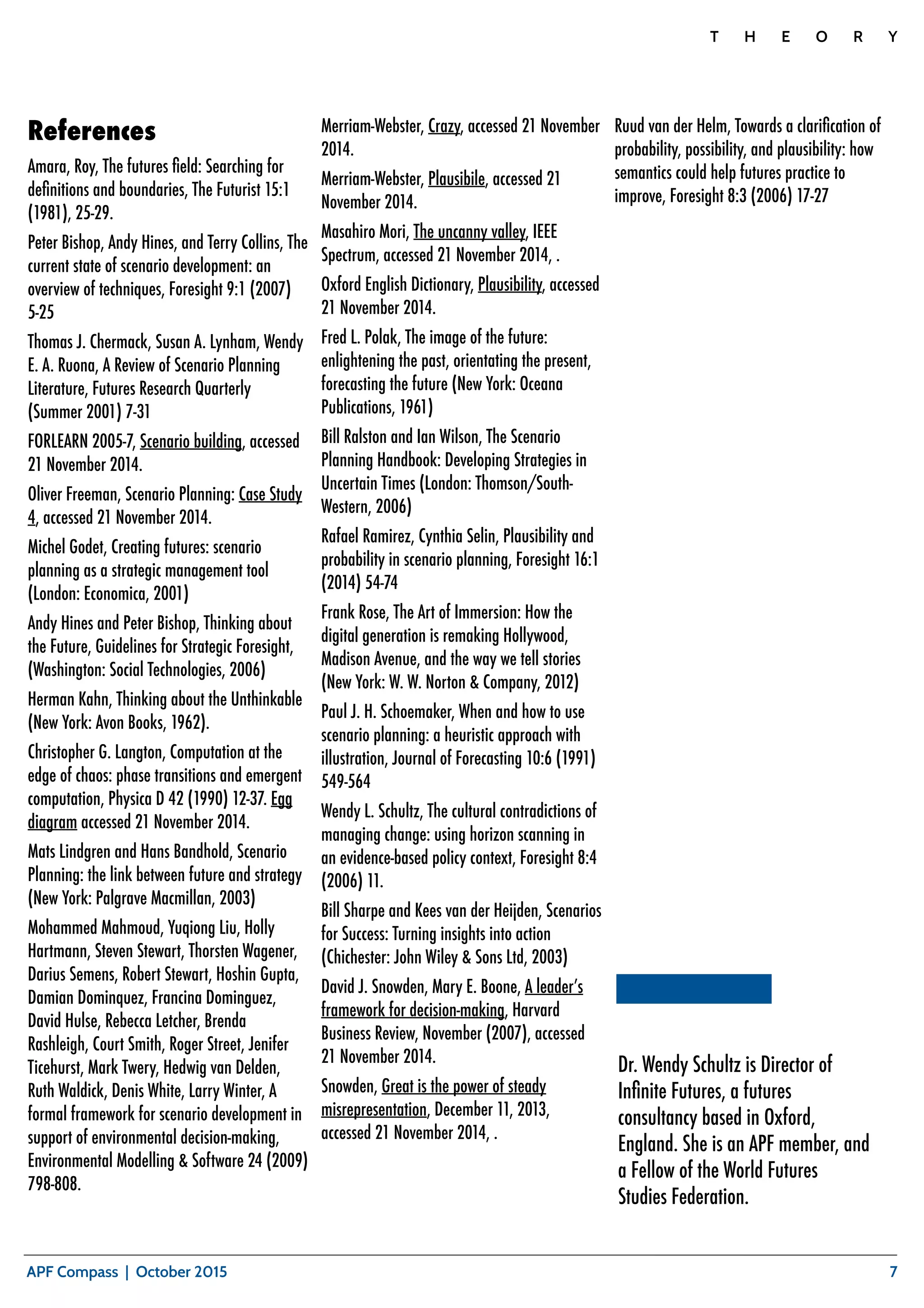 Crazy Futures: Why Plausibility is Maladaptive | PDF