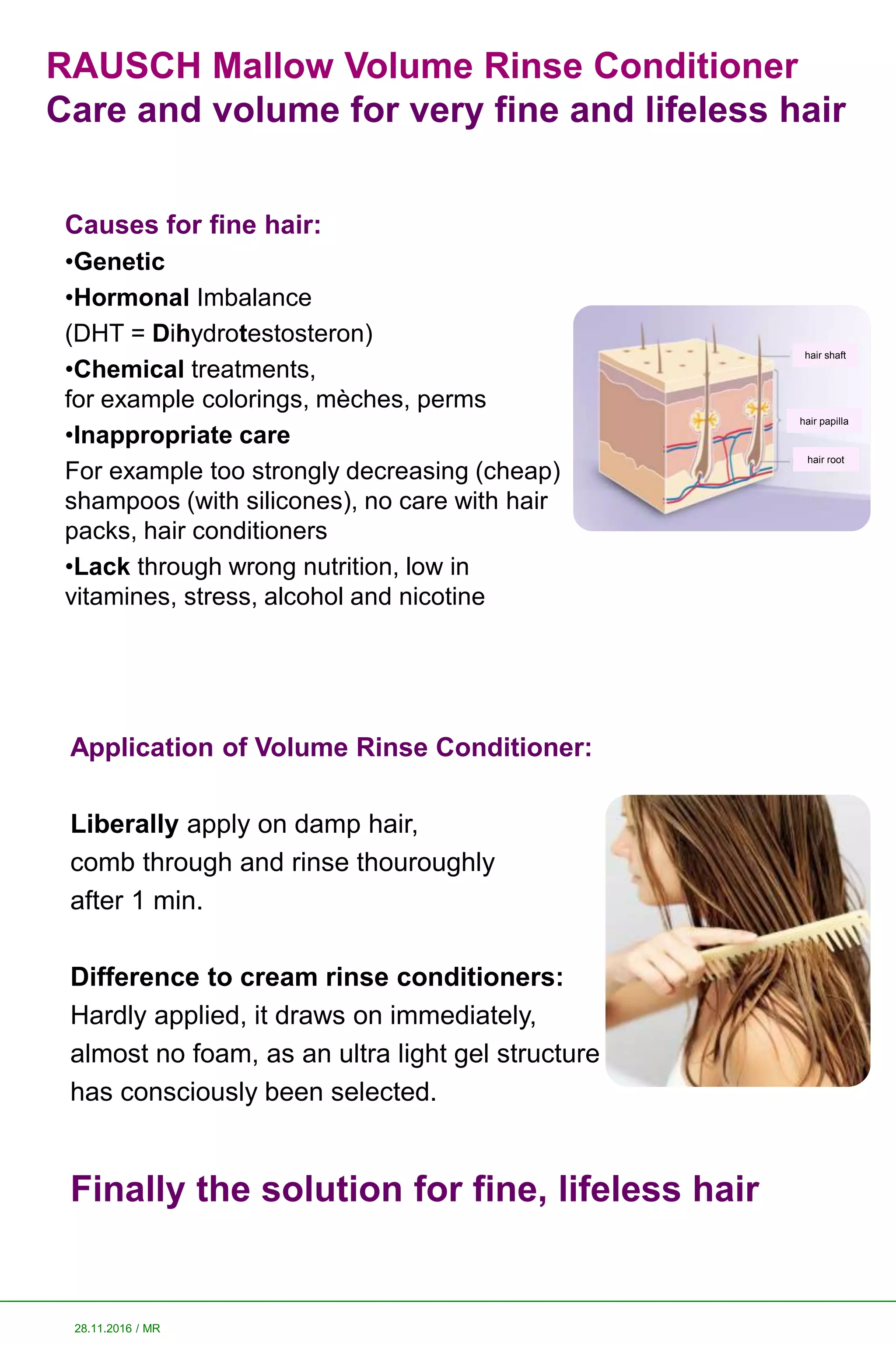 RAUSCH Mallow Volume Care Line. Shop Now! | PPTX | Herbs and ...