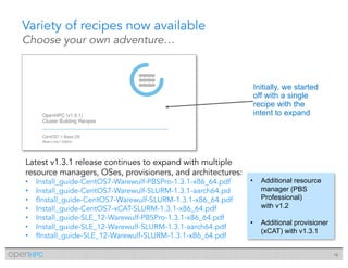 OpenHPC: Project Overview and Updates | PDF