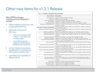 OpenHPC: Project Overview and Updates | PDF