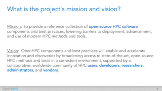 OpenHPC: Community Building Blocks for HPC Systems | PDF