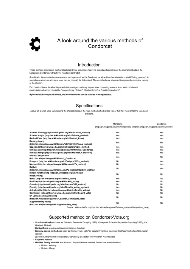 Schulze method | PDF