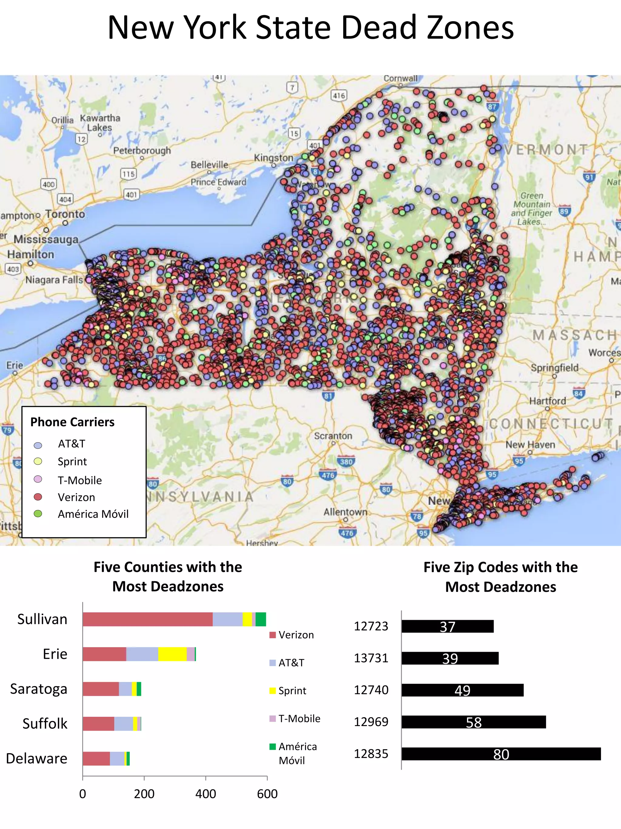Schumer map 9.7.16 upstate ny cell phone dead zones, as reported by ...