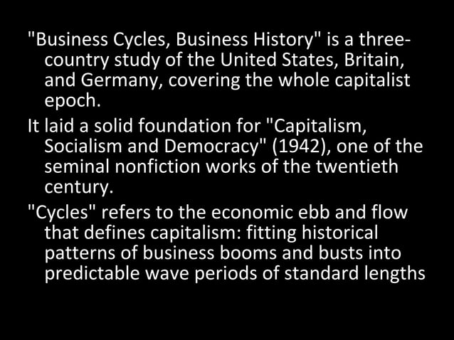 Schumpeter Creative Destruction | PPT