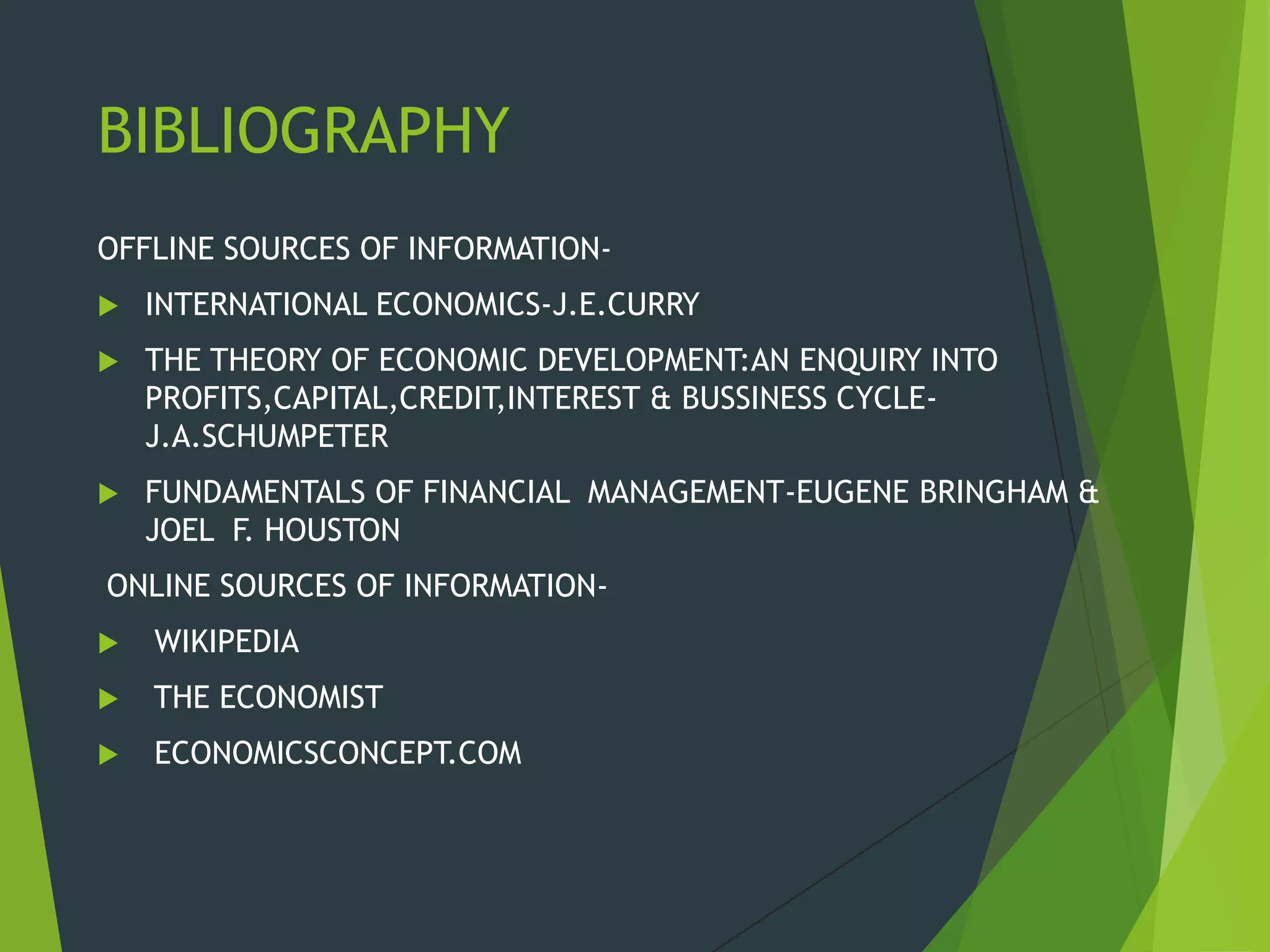 Schumpeterian Model Of Economic Growth | PPTX