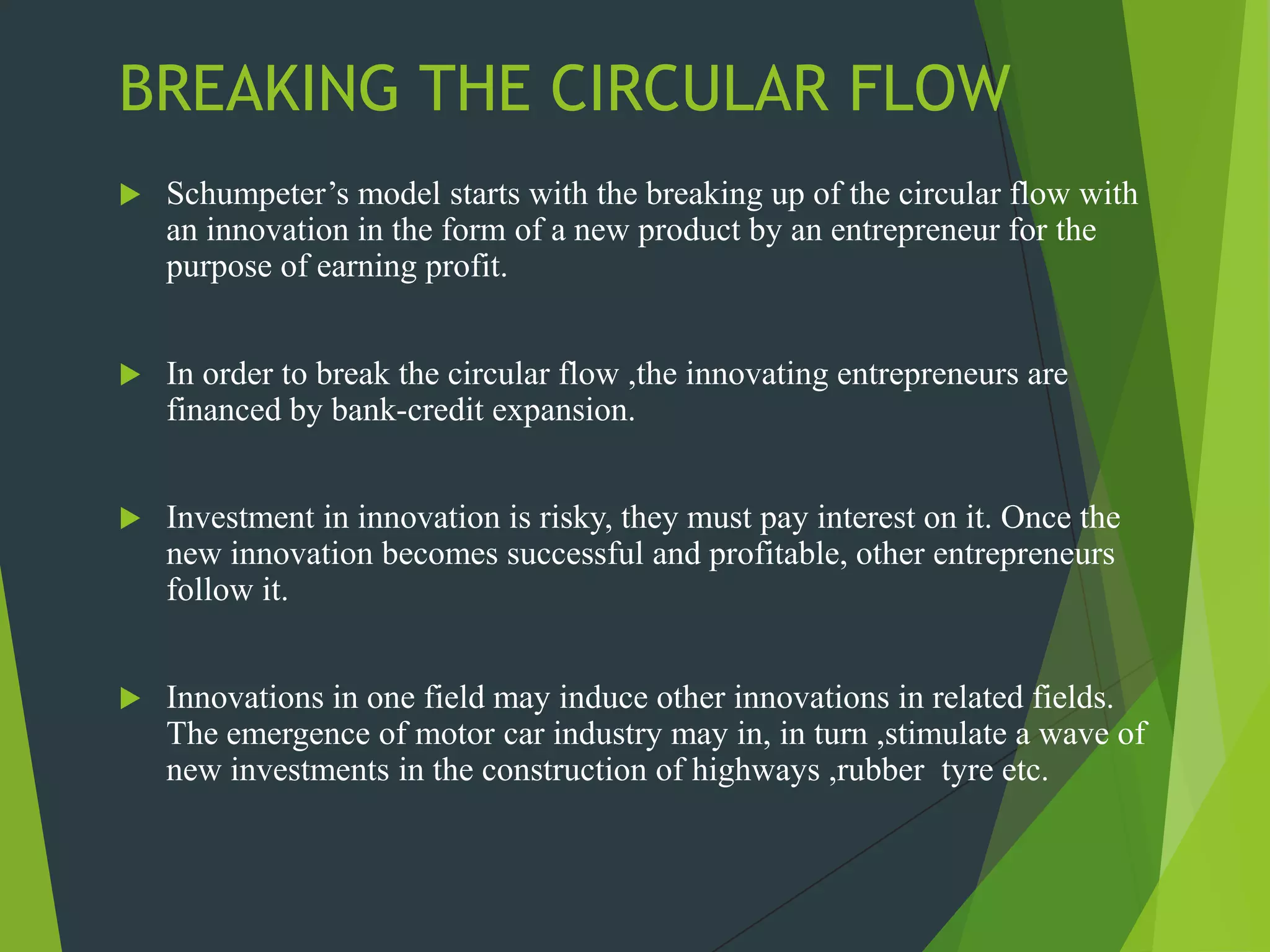 Schumpeterian Model Of Economic Growth | PPTX