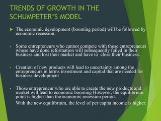 Schumpeterian Model Of Economic Growth | PPTX