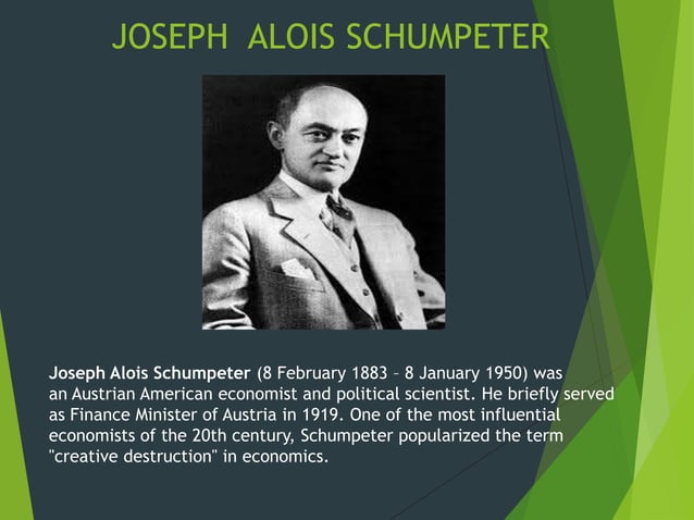 Schumpeterian Model Of Economic Growth | PPTX | Economy | Business and ...