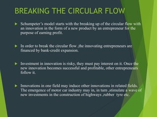 Schumpeterian Model Of Economic Growth | PPTX