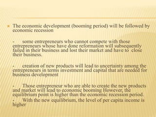 Schumpeter theory of economic development | PPTX