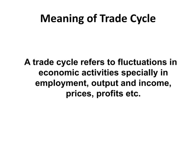 Schumpeter theory of trade cycle | PPTX