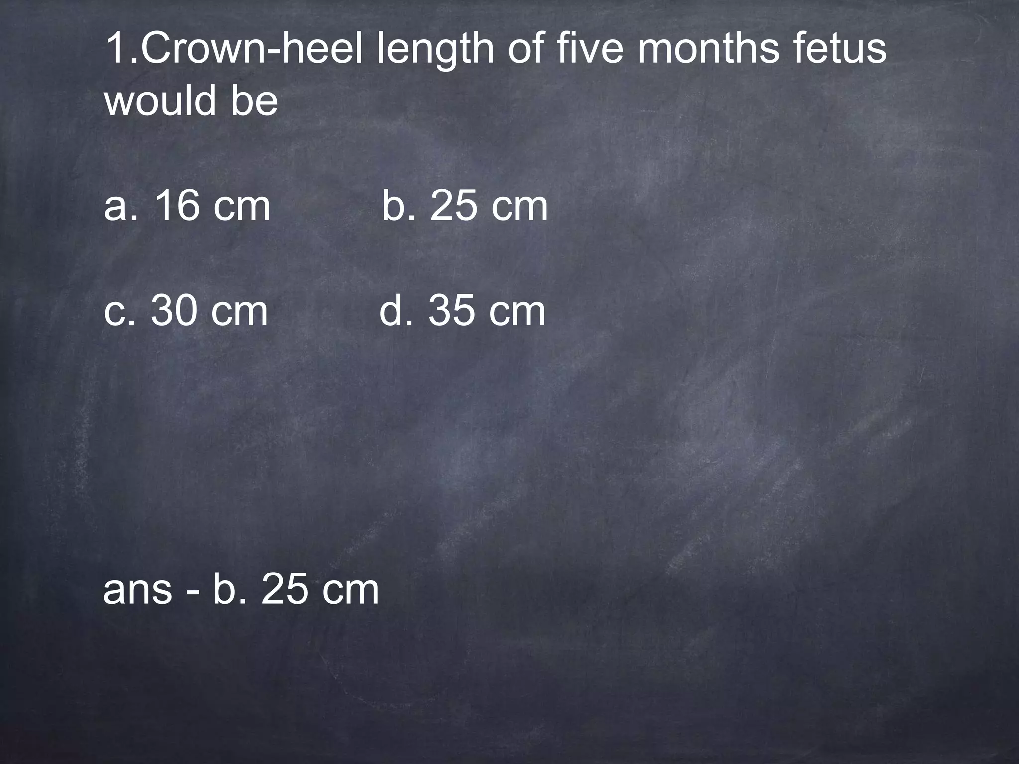 age of fetus with morphological features | PPTX