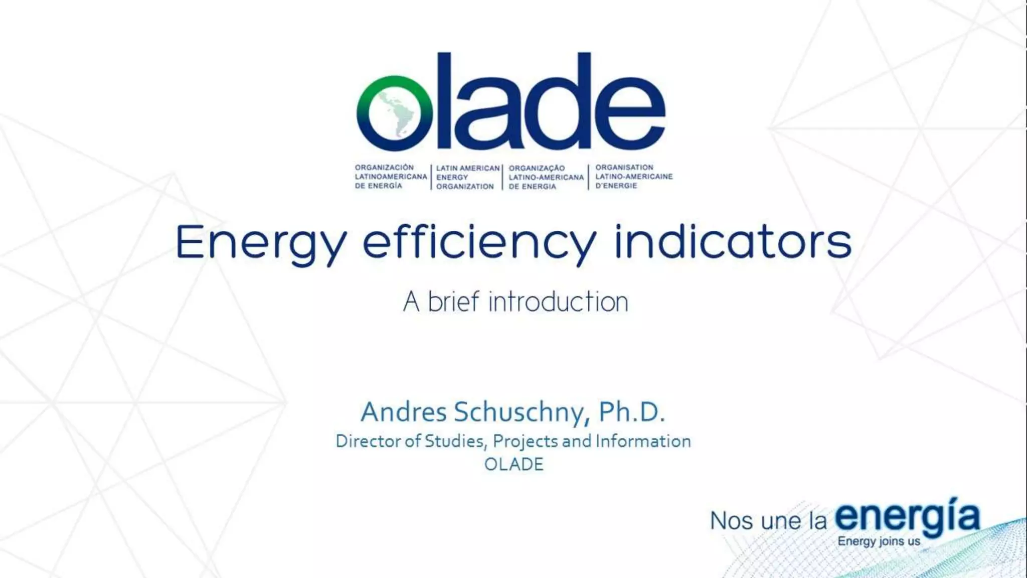 Energy efficiency indicators: a primer | PPTX