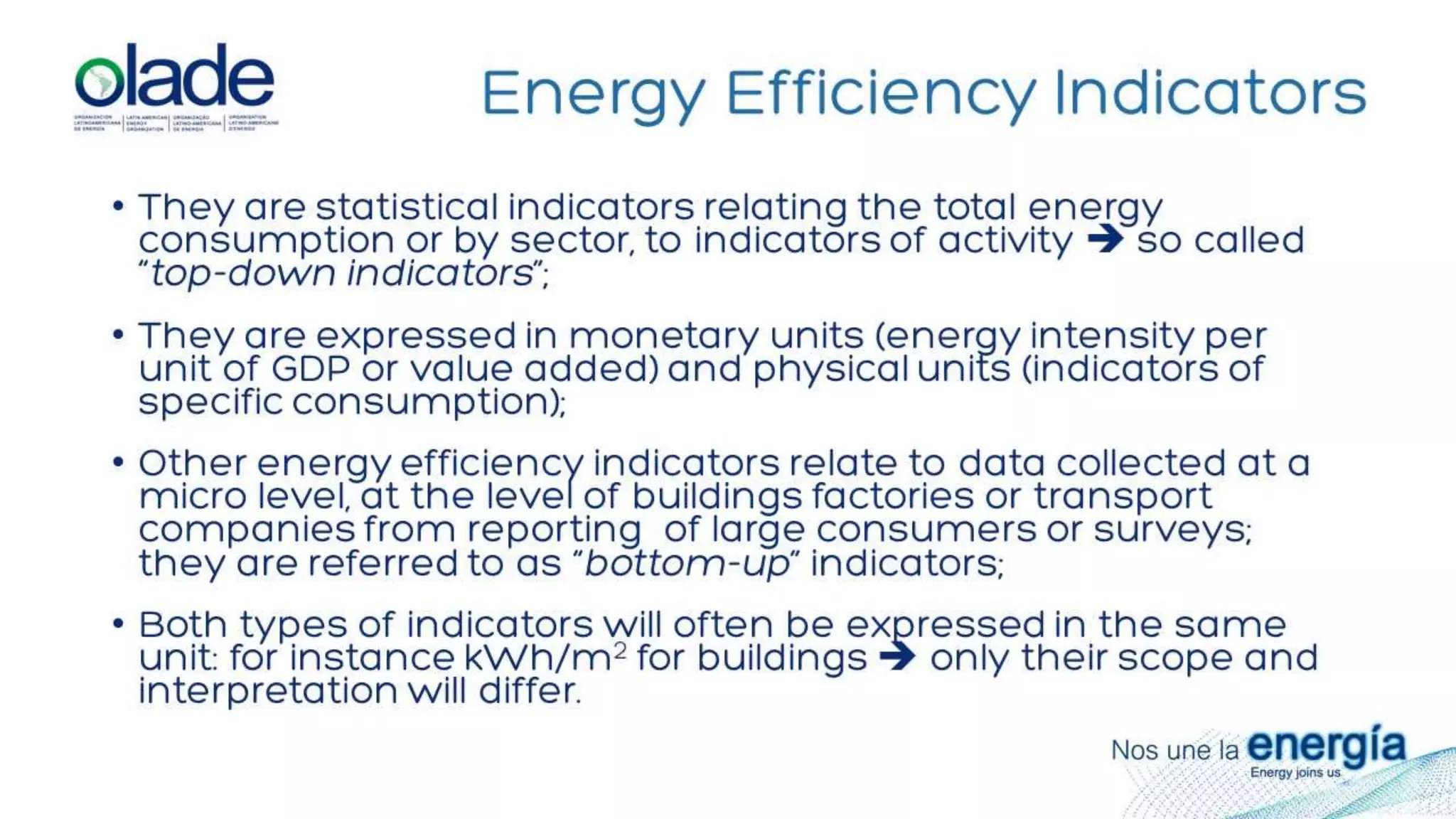 Energy efficiency indicators: a primer | PPTX