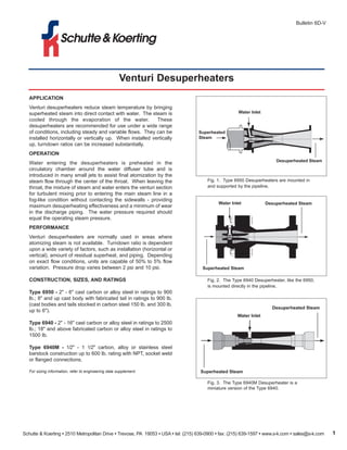 Types of Steam Desuperheaters | PDF