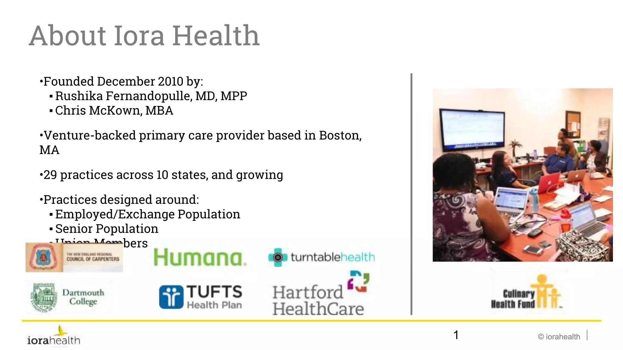 HXR 2016: New Models for Care Delivery -Andrew Schutzbank, Iora Health ...