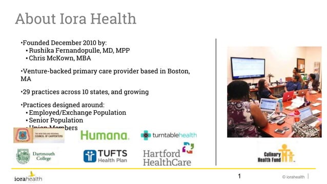 HXR 2016: New Models for Care Delivery -Andrew Schutzbank, Iora Health ...