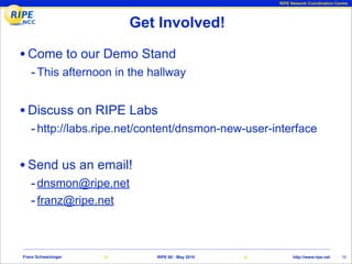 RIPE NCC DNSMON Service | PPT