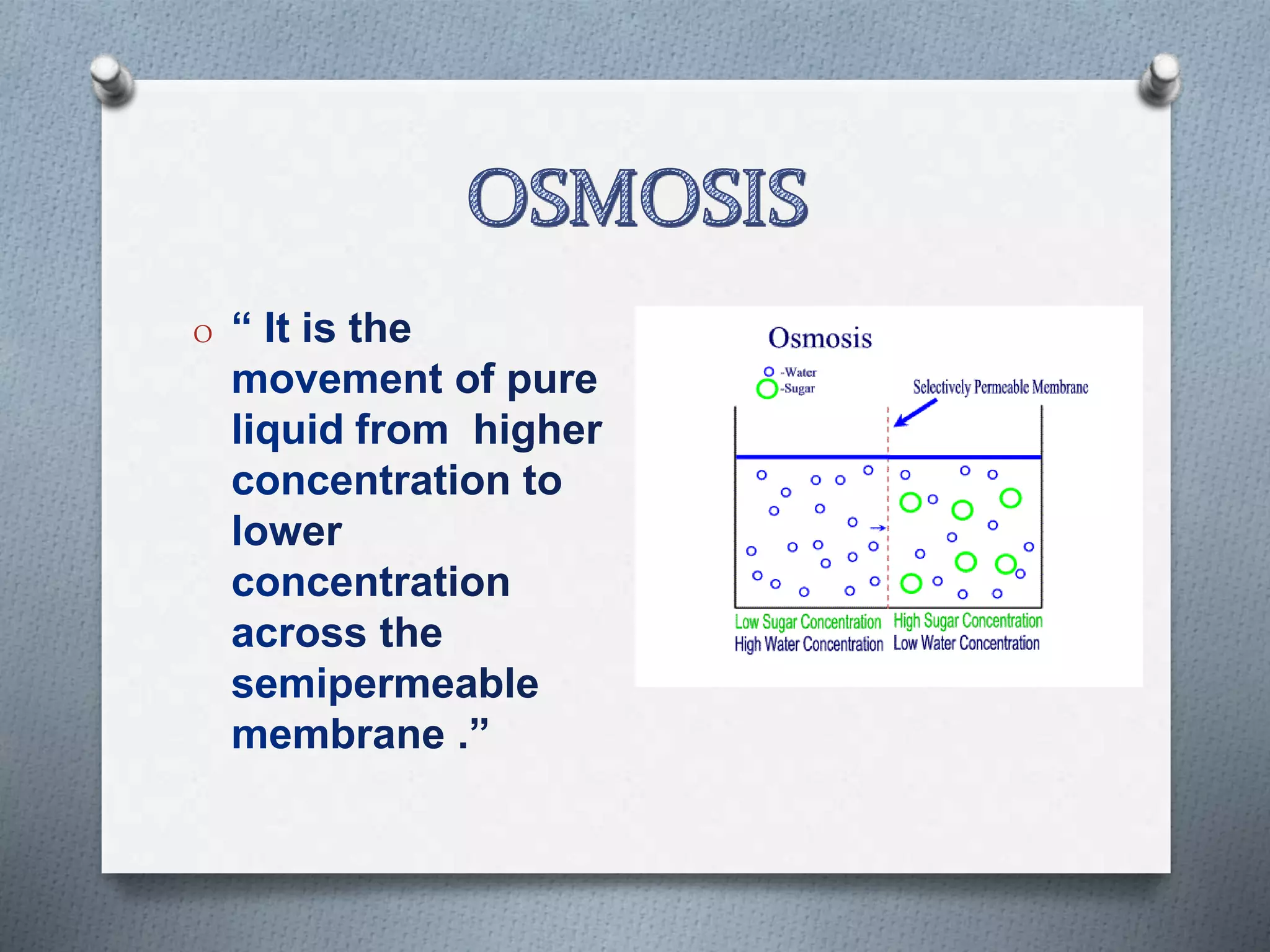 diffusion& osmosis | PPTX