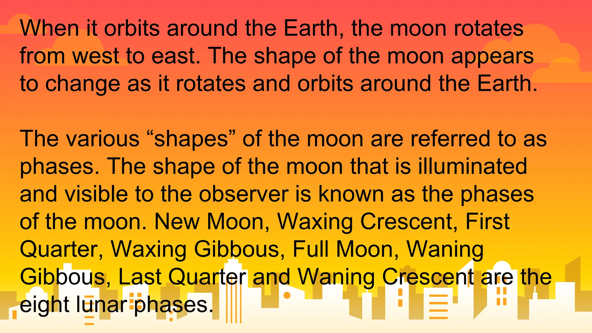Science lesson Moon for 4th quarter lesson | PPTX