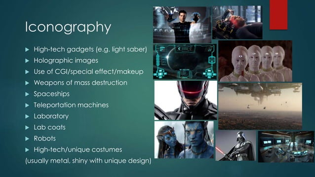 The Generic conventions of Sci-fi films | PPTX | Science Fiction | Genres