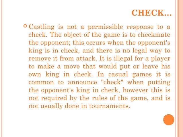 Sci-Math Chess Rules and Mechanics | PPT