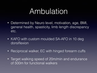 Spinal Cord Injury - Suranjan Bhattacharji | PPT