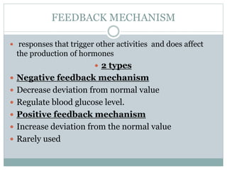 Role of endocrine system and nervous system | PPTX