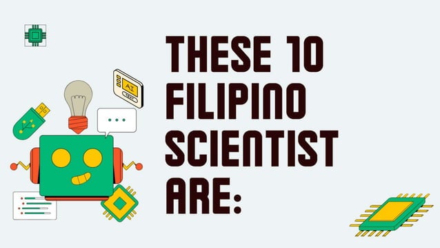 Science and yechyin the Philippines with different Filipino scientist ...