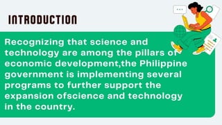 Science and yechyin the Philippines with different Filipino scientist ...